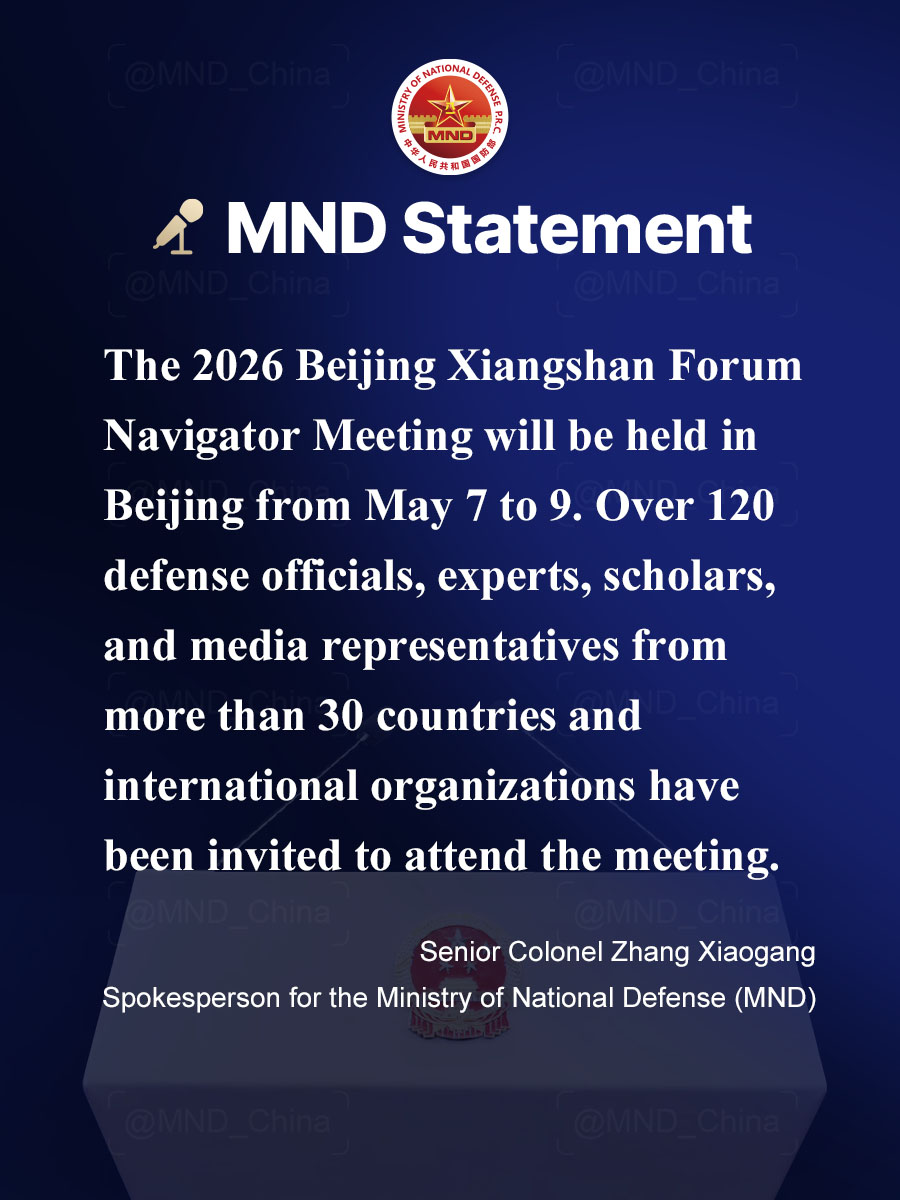 Ministry of National Defense of China (@MND_China) / Posts / X