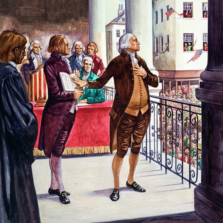4/30/1789 George Washington is sworn in as the first US president and ...