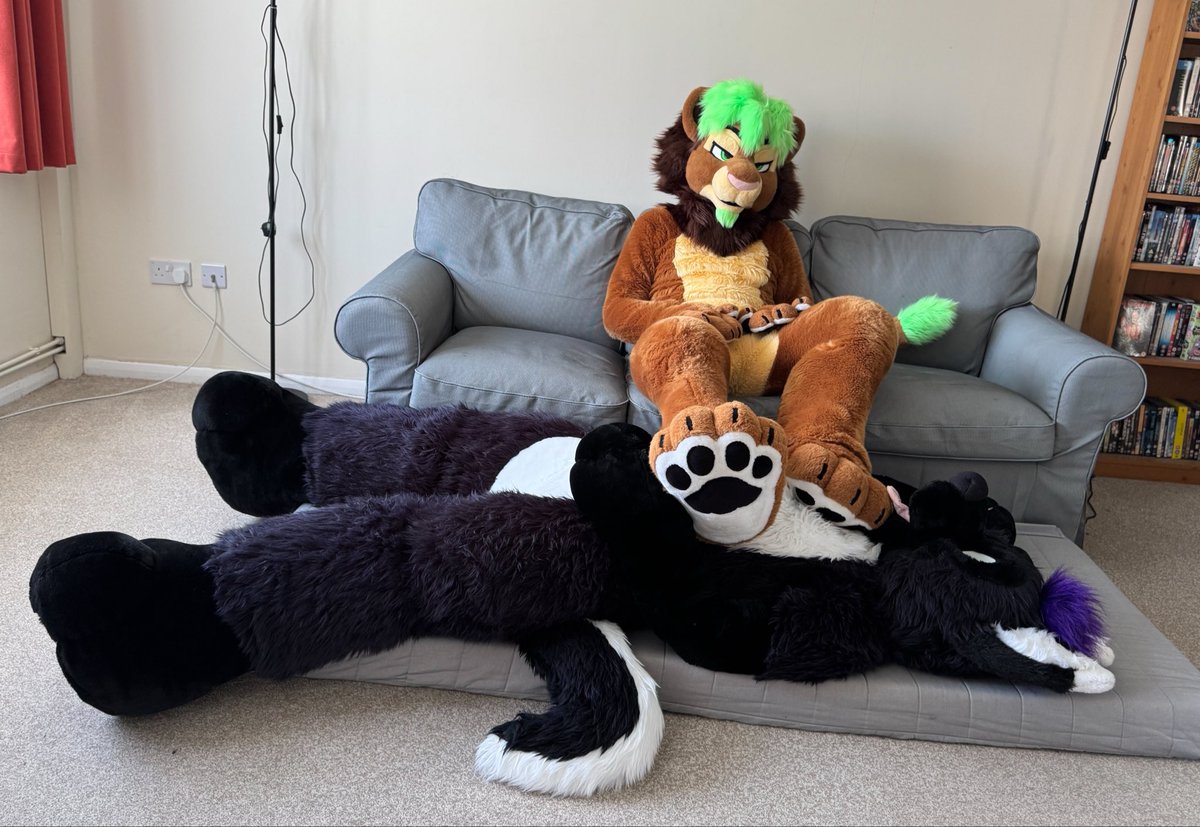 Nothing better than stuffing friends in your plush suit and making them ...