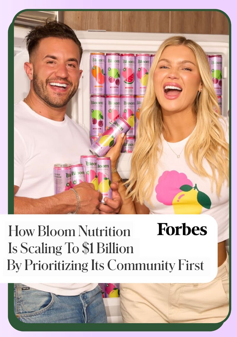 Forbes officially just announced Bloom Nutrition will scale to $1 ...