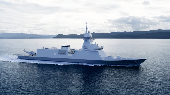 A un lado la HDF 3600 que está construyendo la Marina de Guerra del ...