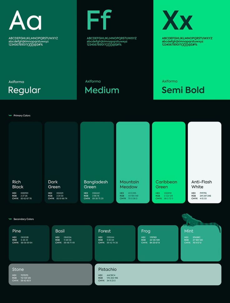 More great shades of green for you to use.🟢