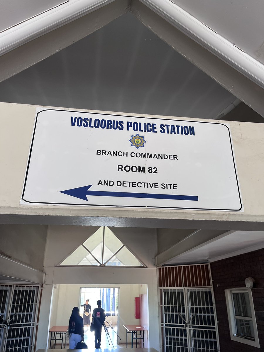 Media briefing at Vosloorus Police Station where Gauteng Premier ...
