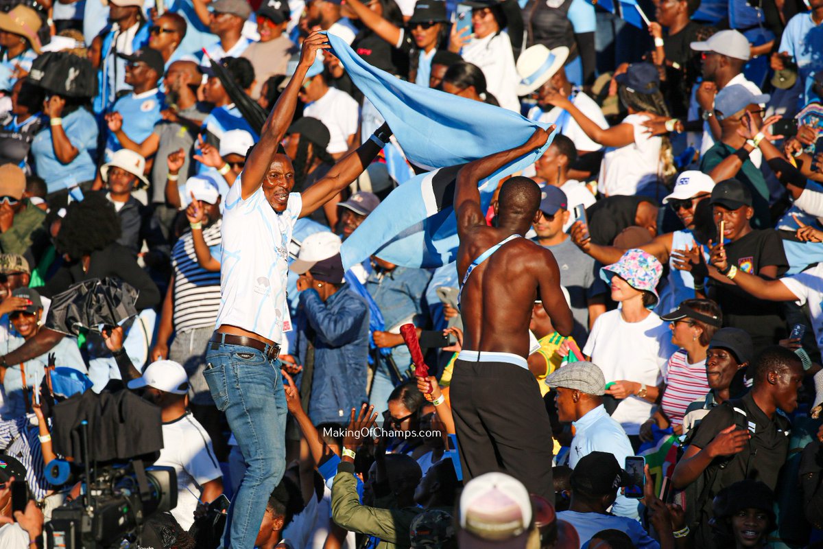 Conductor of the orchestra! After Botswana had won GOLD in the men's ...