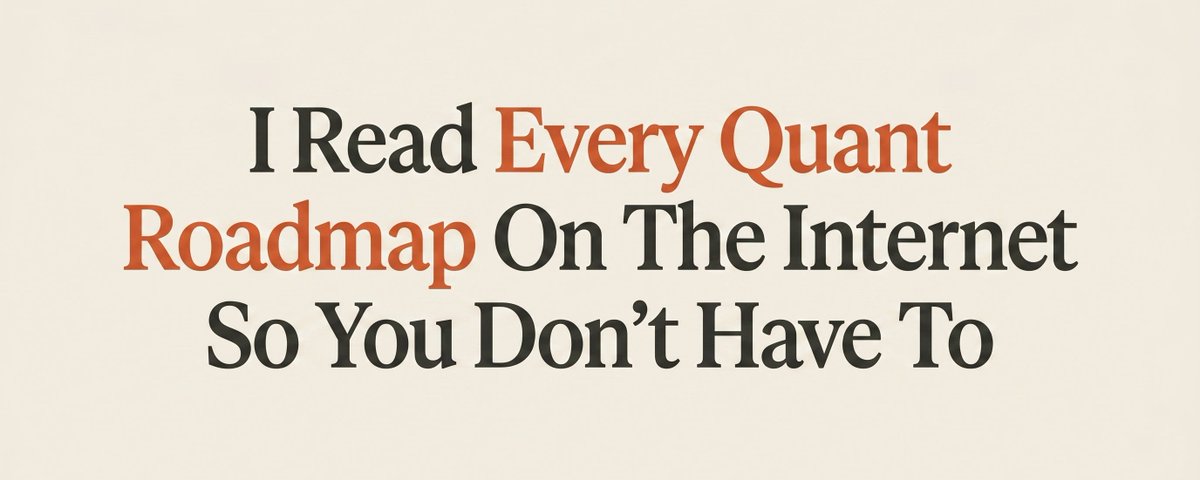 How To Become a Quant: The Guide Nobody Writes (They Make $400k/Year ...