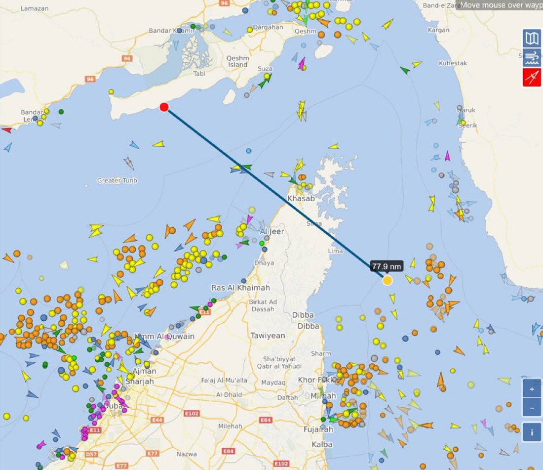 SATELLITE IMAGERY SHOWS THAT NO SHIPS PASSED THROUGH THE STRAIT OF ...