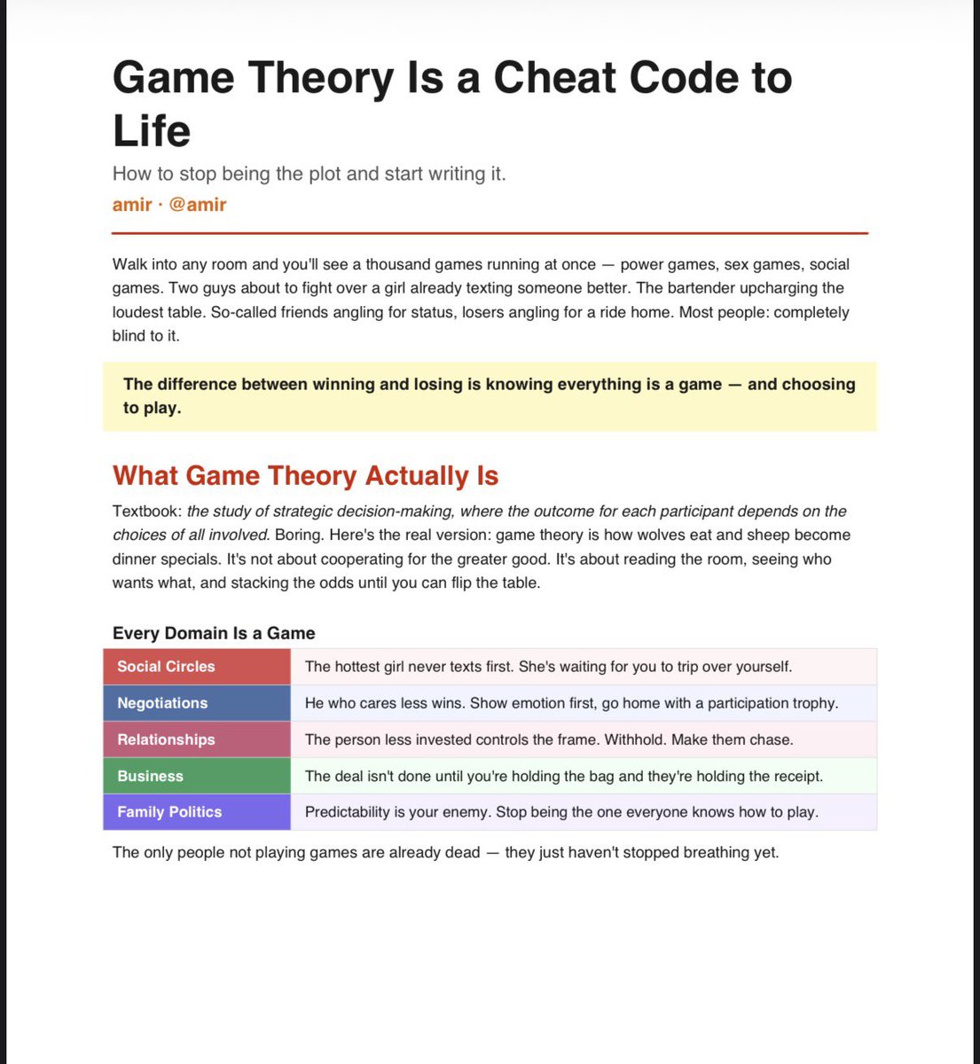 successful people use game theory to their advantage and this can ...