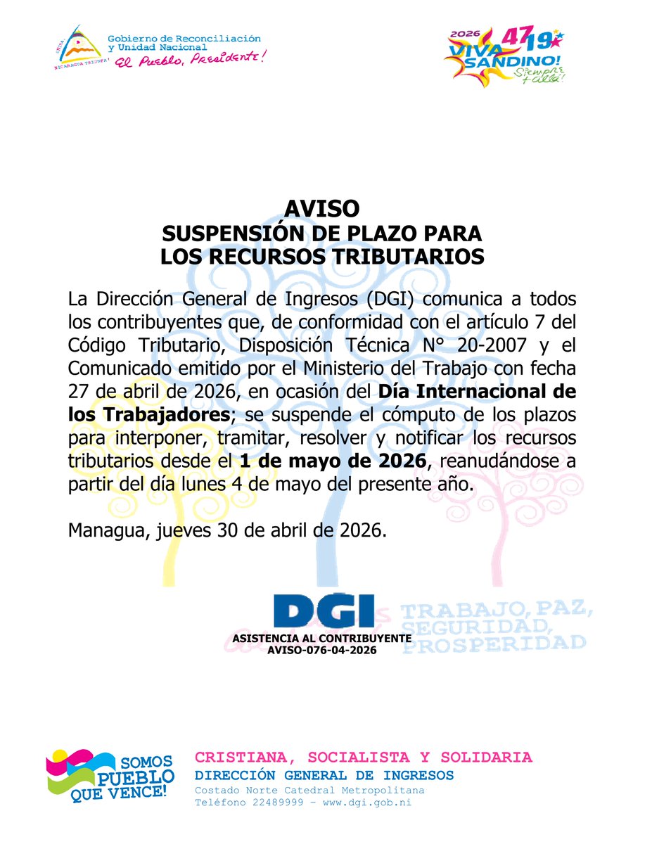 DGI Nicaragua (@DGI_Nicaragua) / Posts / X