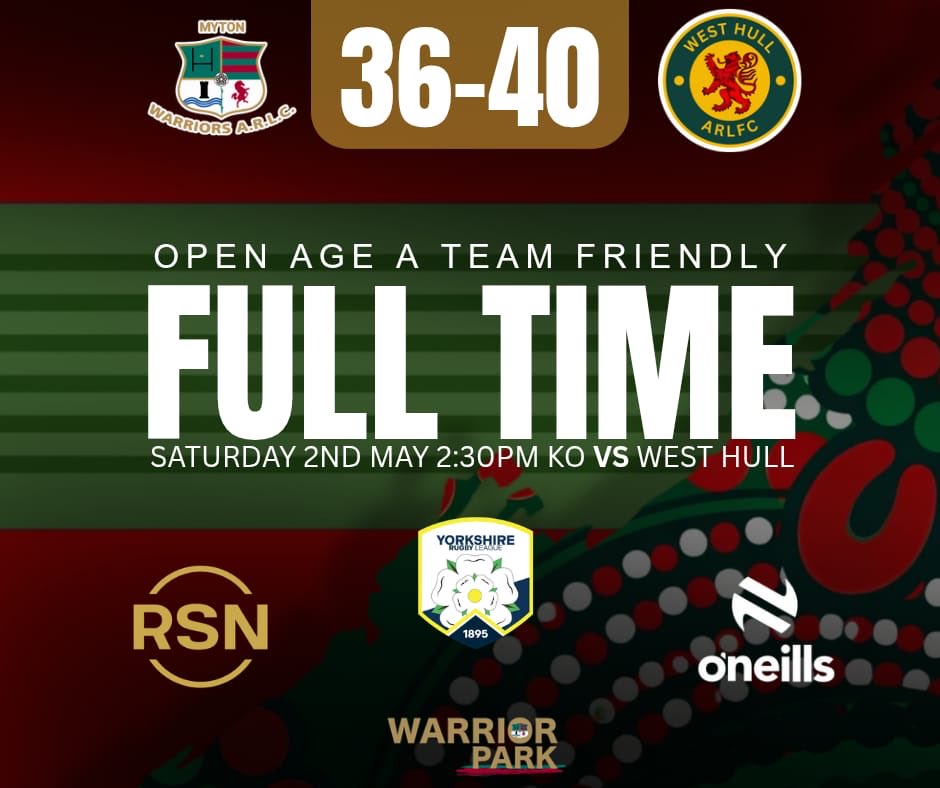 Myton Warriors ARLC (@MytonWarriors) / Posts / X