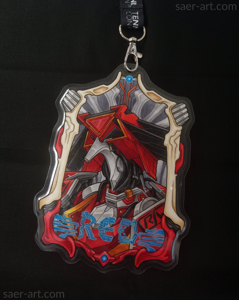 Finished WF convention badge for @RWeress ft their custom design Zephyr ...