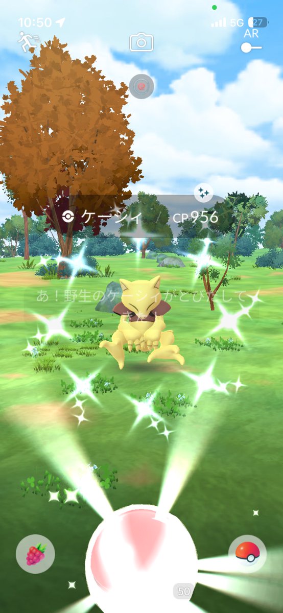 昨日の色違いはケーシー #ポケモンgo https://t.co/kQppfij8Cd