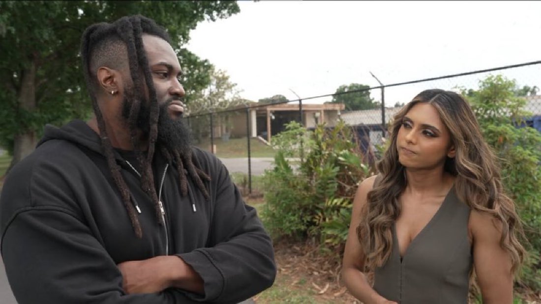 Emily Agard’s first assignment in NXT was to interview Keanu Carver ...