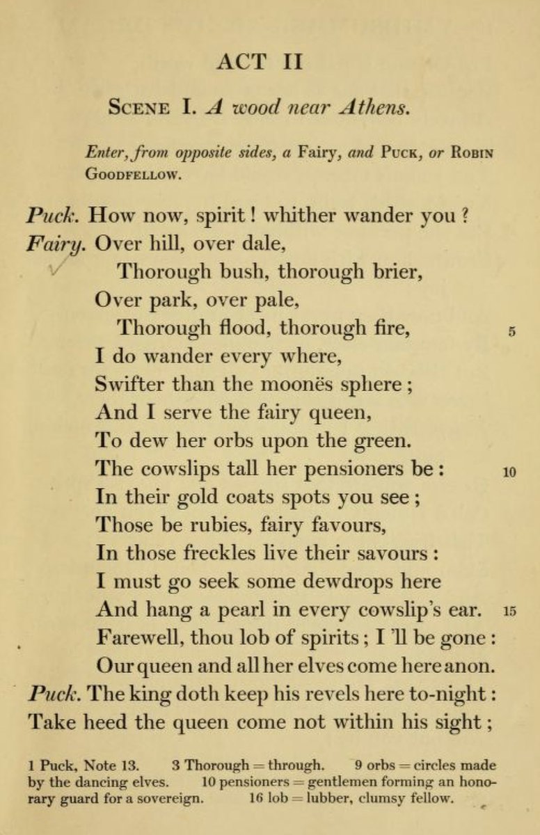 The quotation comes from Shakespeare’s A Midsummer Night's Dream, Act ...