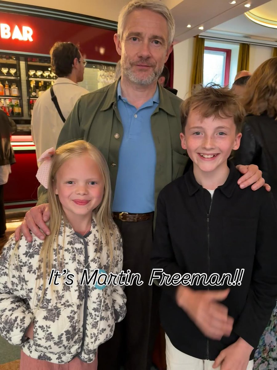 New recent photo of #MartinFreeman ‍♂️ 殺 he apparently attended an ...