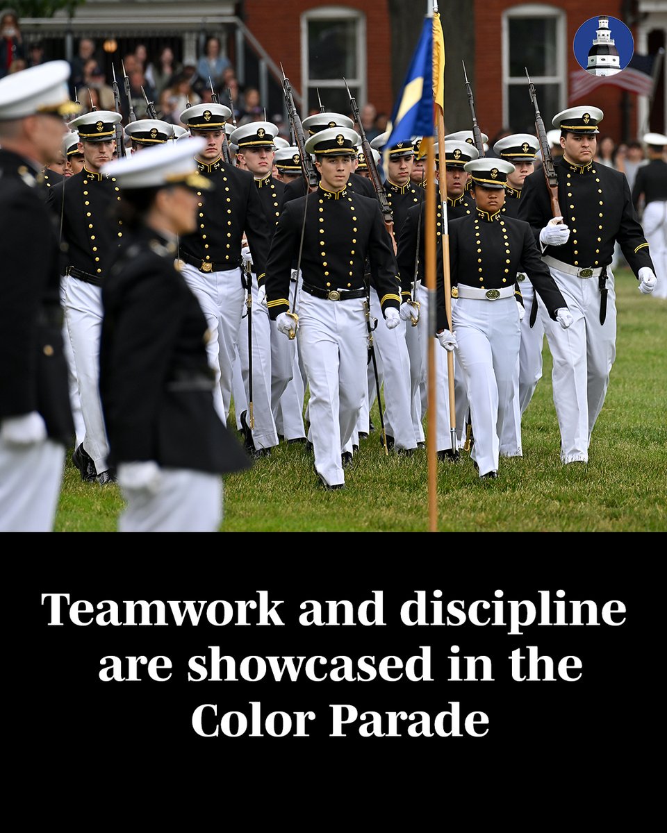 The U.S. Naval Academy holds its annual Color Parade to honor the fall ...