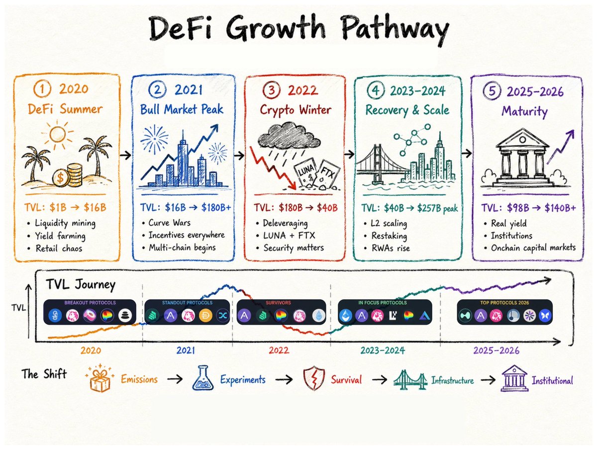 DeFi Growth Pathway: From Chaotic Summer to Institutional Infra I did a ...