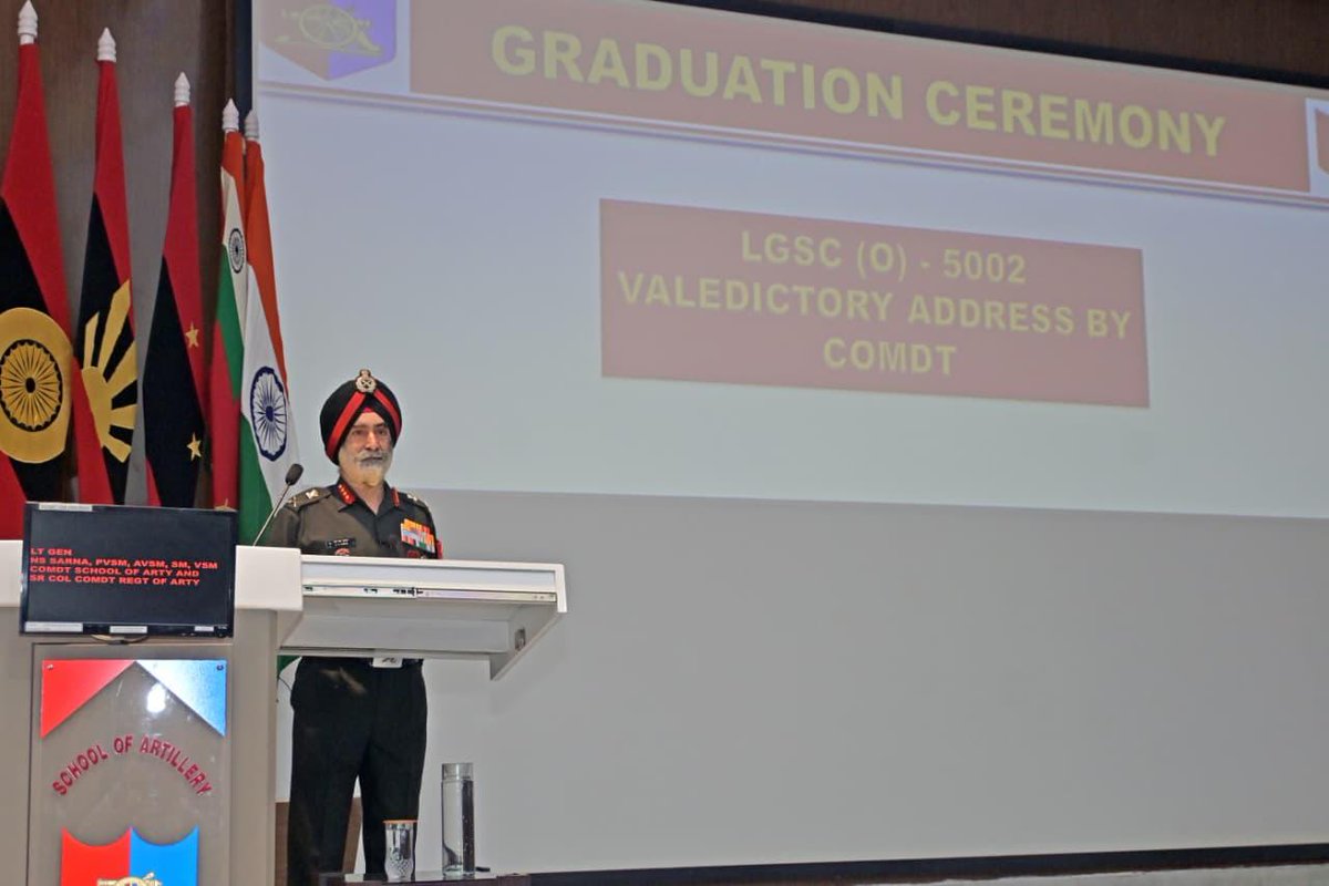 𝐒𝐜𝐡𝐨𝐨𝐥 𝐨𝐟 𝐀𝐫𝐭𝐢𝐥𝐥𝐞𝐫𝐲, 𝐃𝐞𝐯𝐥𝐚𝐥𝐢 The Convocation Ceremony of Long Gunnery ...