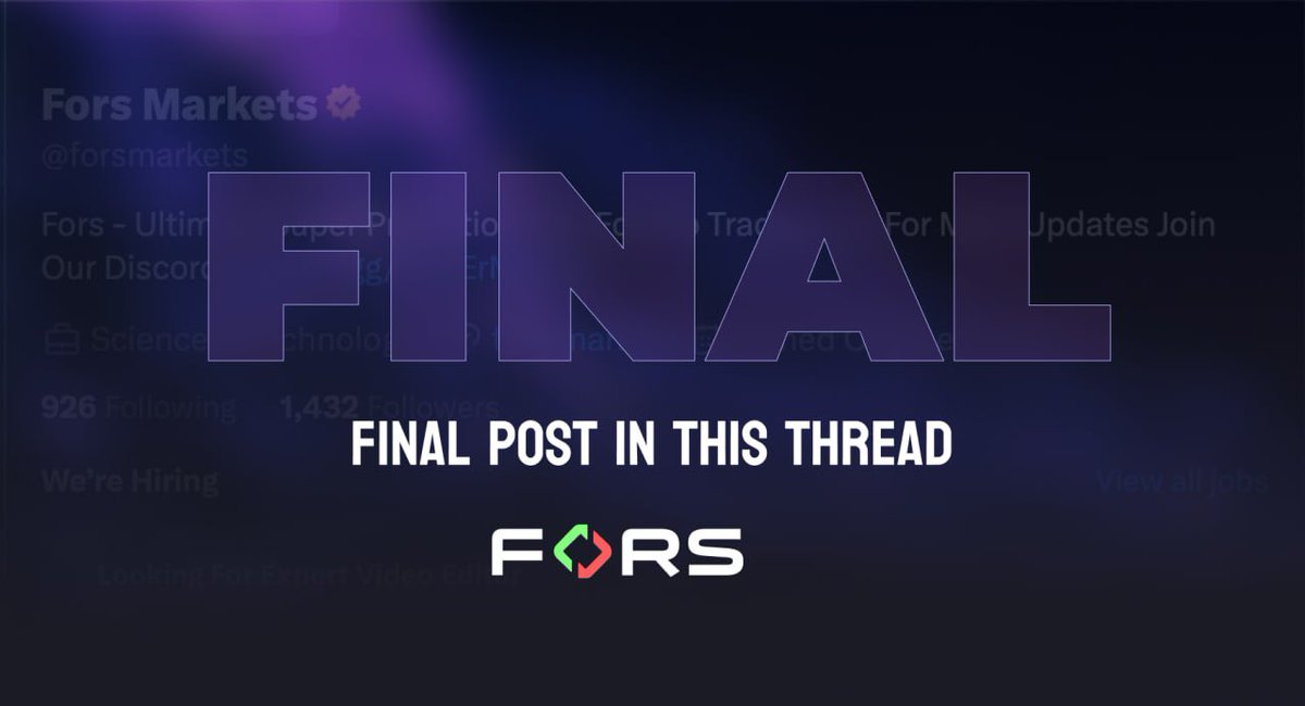 Fors Markets (@forsmarkets) / Posts / X