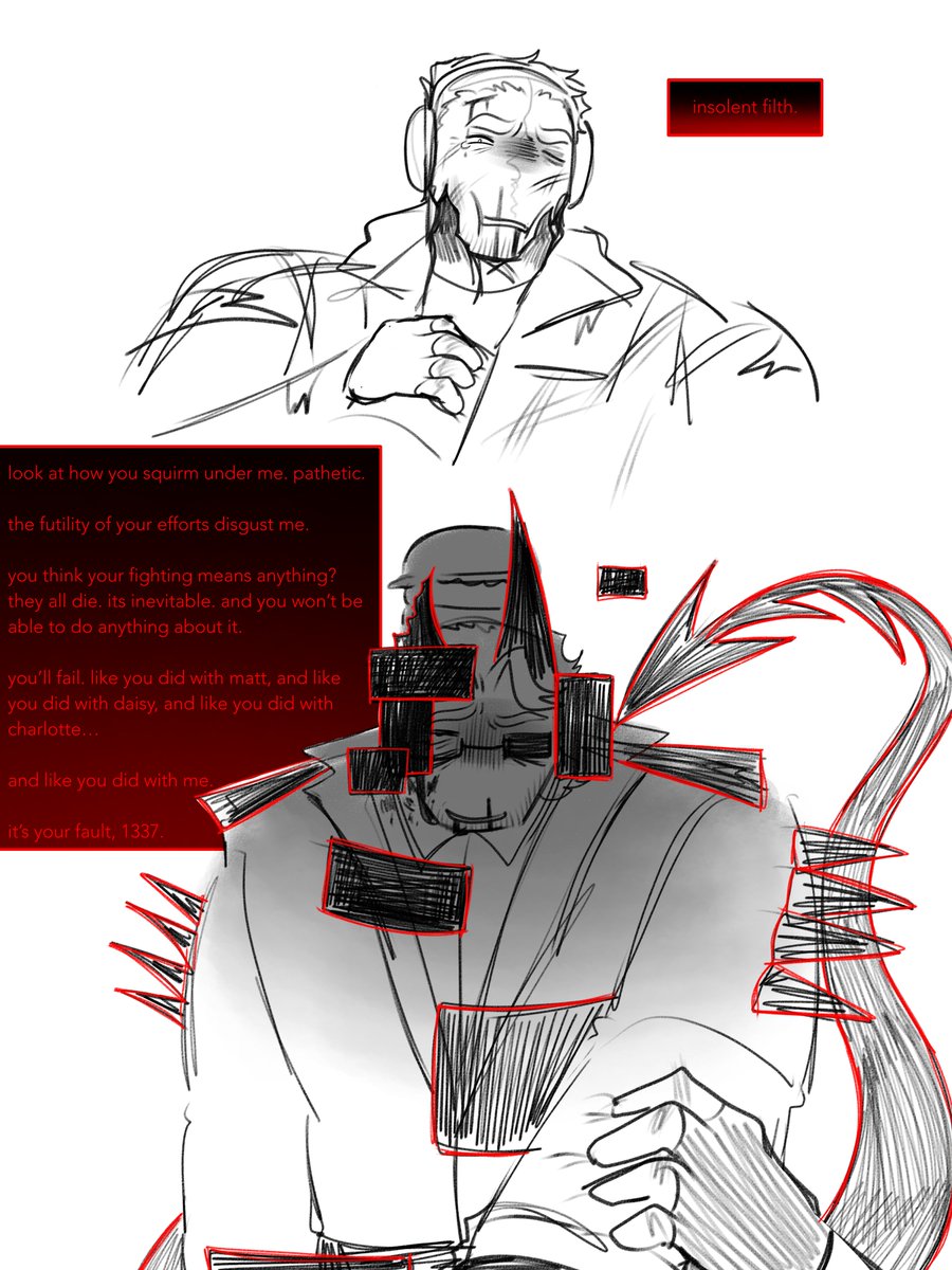 #forsaken #1337n7 au where seven kills himself with chance's flintlock ...