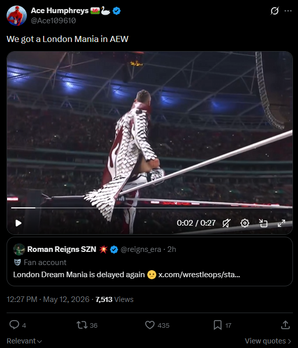 Oh you got Mania in AEW alright @Ace109610 Tarp Mania 😂🫵🏽🫵🏽🫵🏽🫵🏽 #WWE # ...