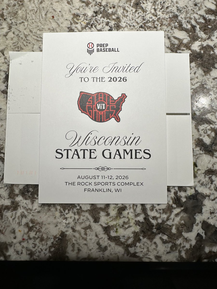 Thank you @PrepBaseballWI for the state games invite. Excited to ...