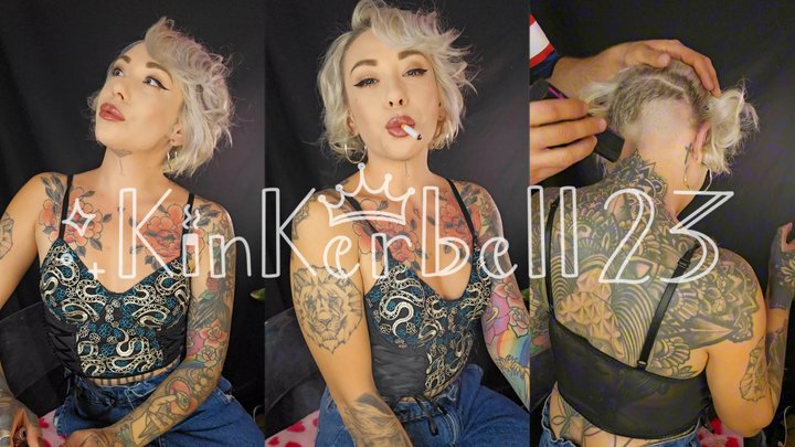 Just sold a #clip - Someone dared me to shave my hair with no guard, so ...