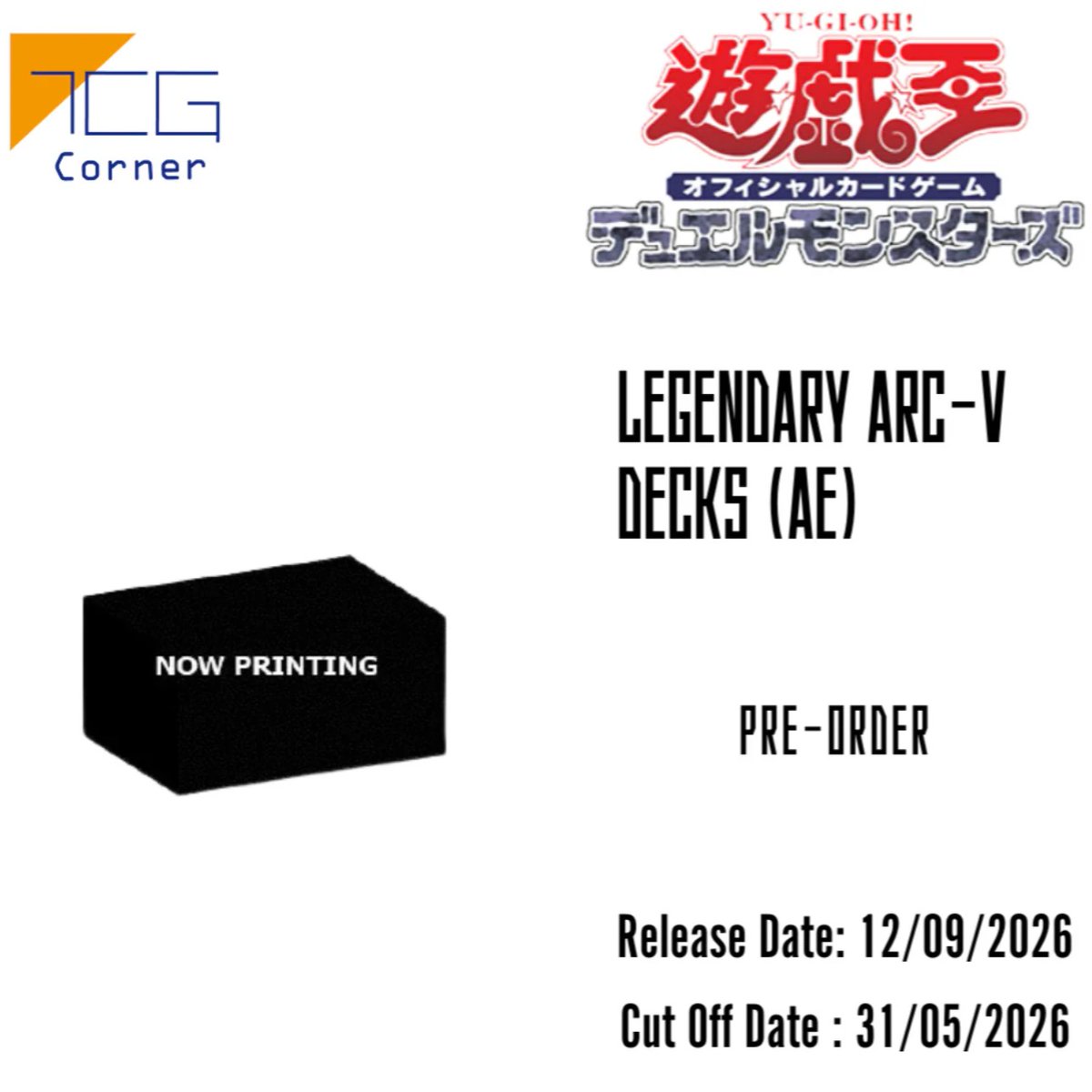 Yu-Gi-Oh! Official Card Game Duel Monsters Legendary arc-v decks (AE ...