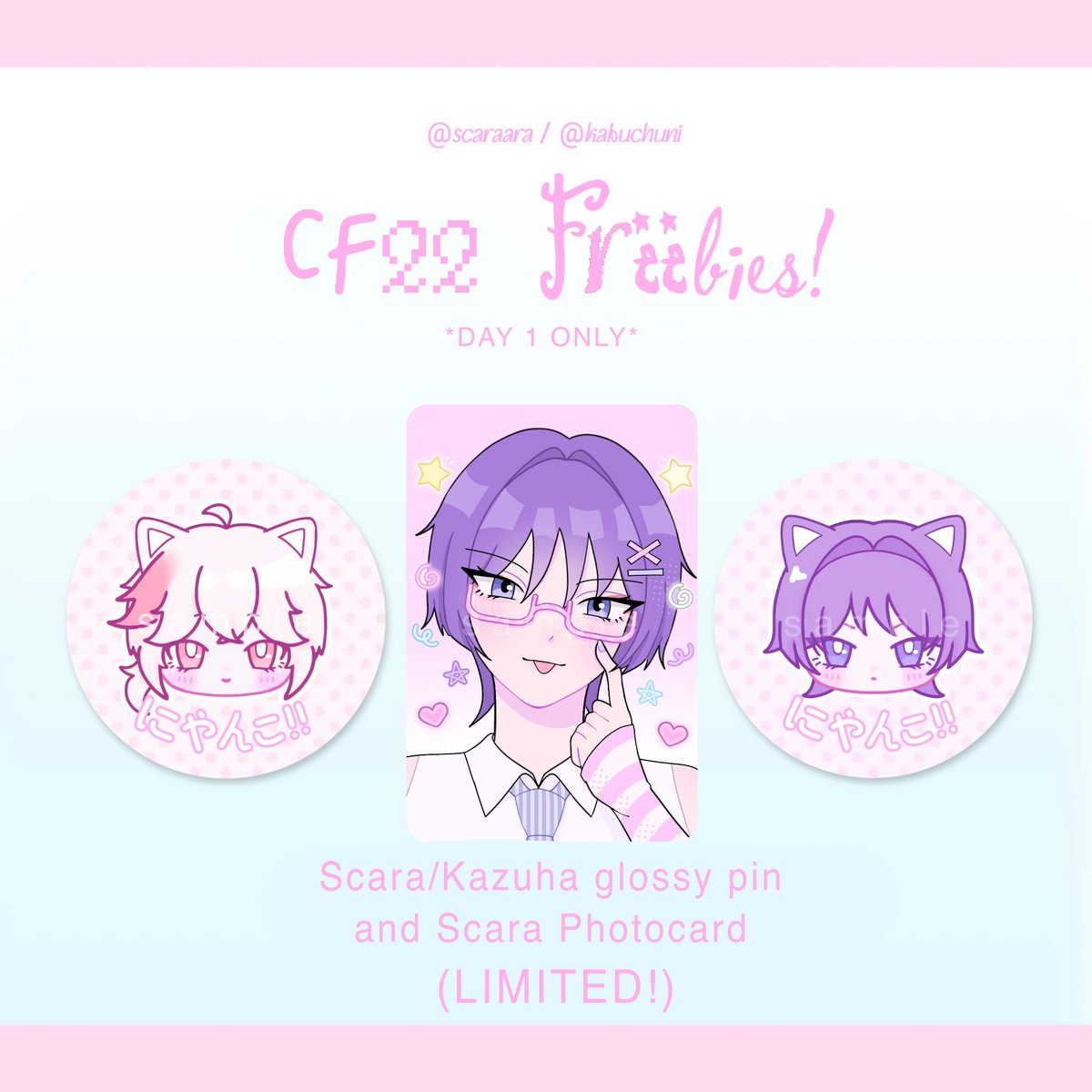 shares are appreciated! #cf22 genshin freebies & art trade DAY 1 (scara ...
