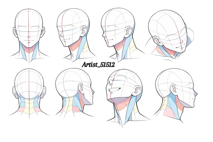 The neck shapes help keep each head turn feeling connected and solid ...