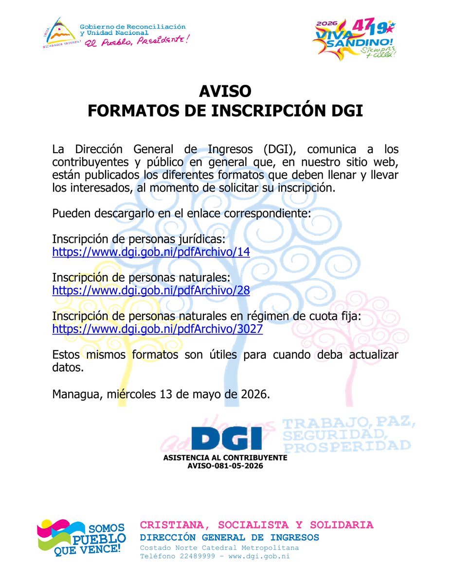 DGI Nicaragua (@DGI_Nicaragua) / Posts / X
