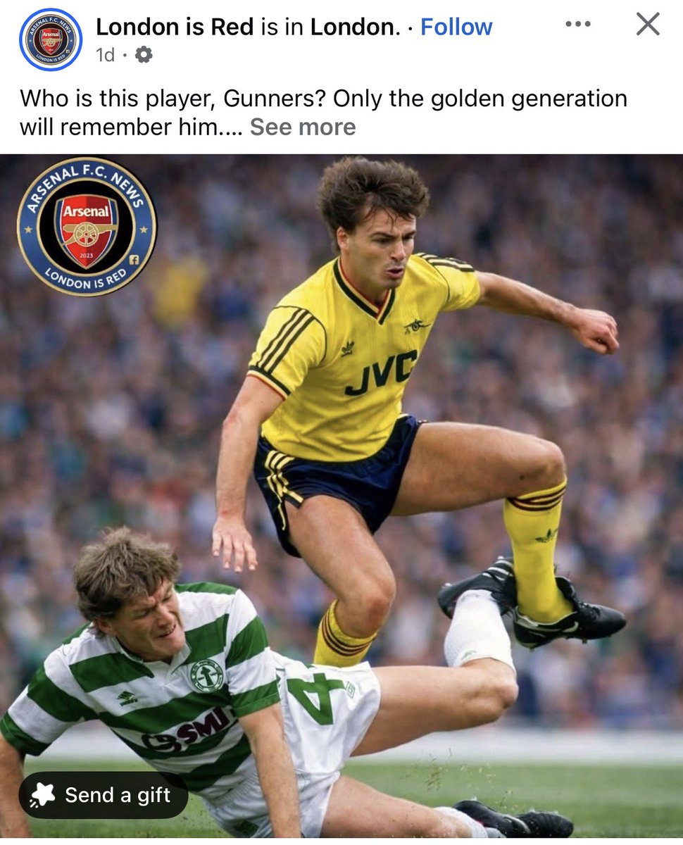 Honestly the amount of shit Arsenal pages appearing on Facebook is ...