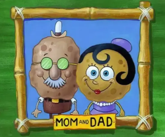Spongebobs parents just look so nice and loving!