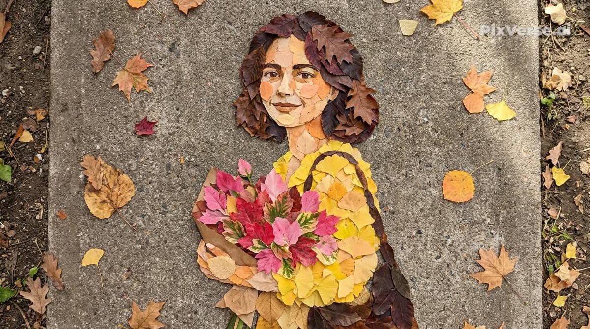 Leaf art Made with @PixVerse Prompt 👇 Transform the subject in the ...