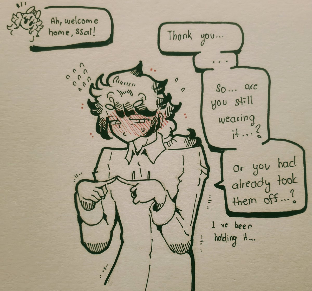 Golden Reed-triever Part 2 滋 Uh... No 4th panel... Cus low-key drawing ...