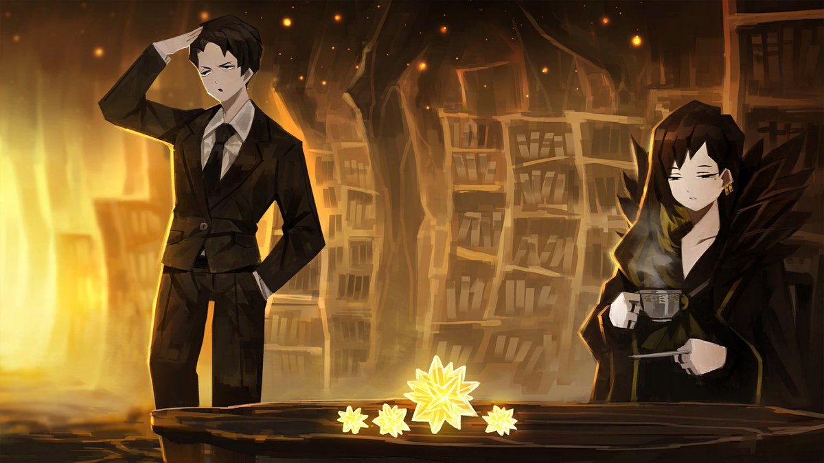 Library of Ruina: Cutscene art