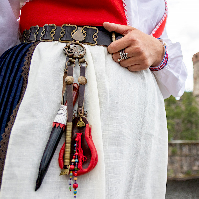 The knife is included in many official Finnish folk costumes. https://t ...