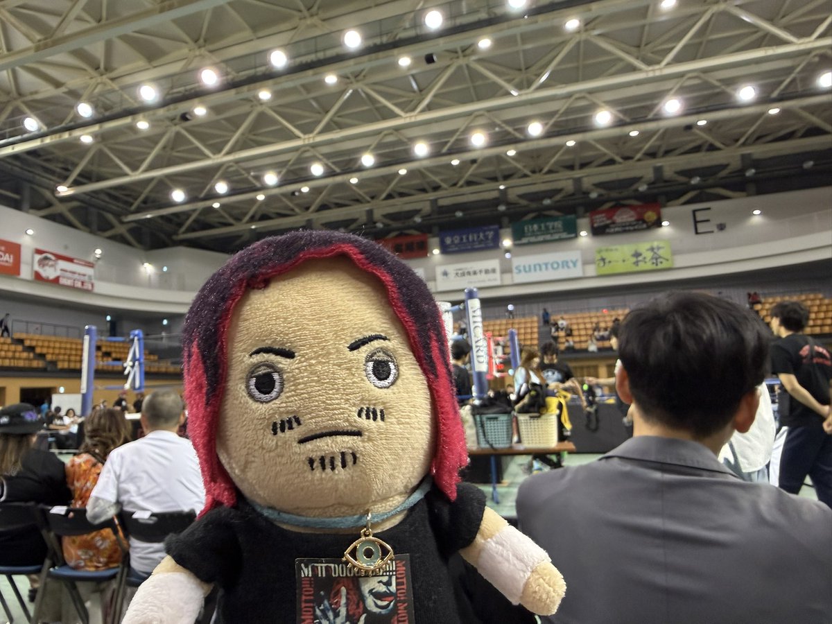 『ムーちゃん日記』 今日はここからにゃり ティタン選手、ガンバレー 全選手、ガンバレー ちょっとさみしいムーちゃんでした！ #njpw ...