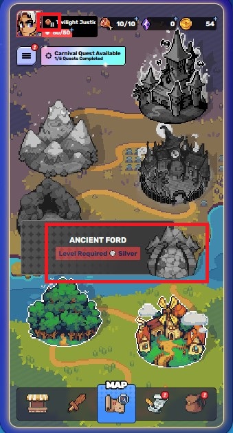 1/ Pocket Knights (Quests -> Startale Carnival): Enter Velspire - auto ...