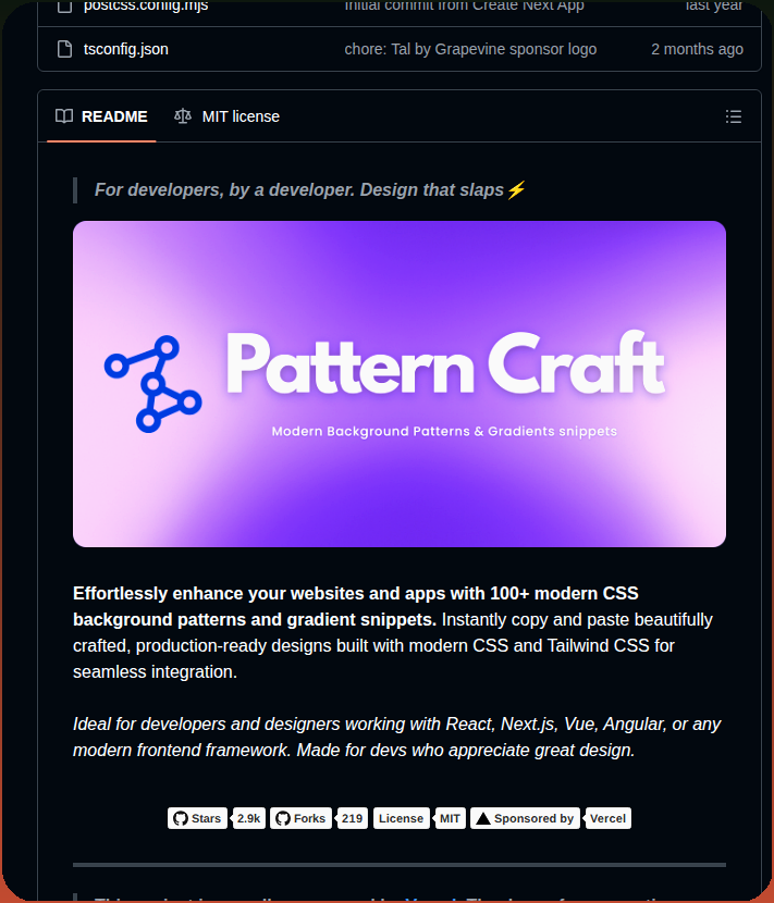 100+ modern CSS background patterns and gradients https://t.co ...
