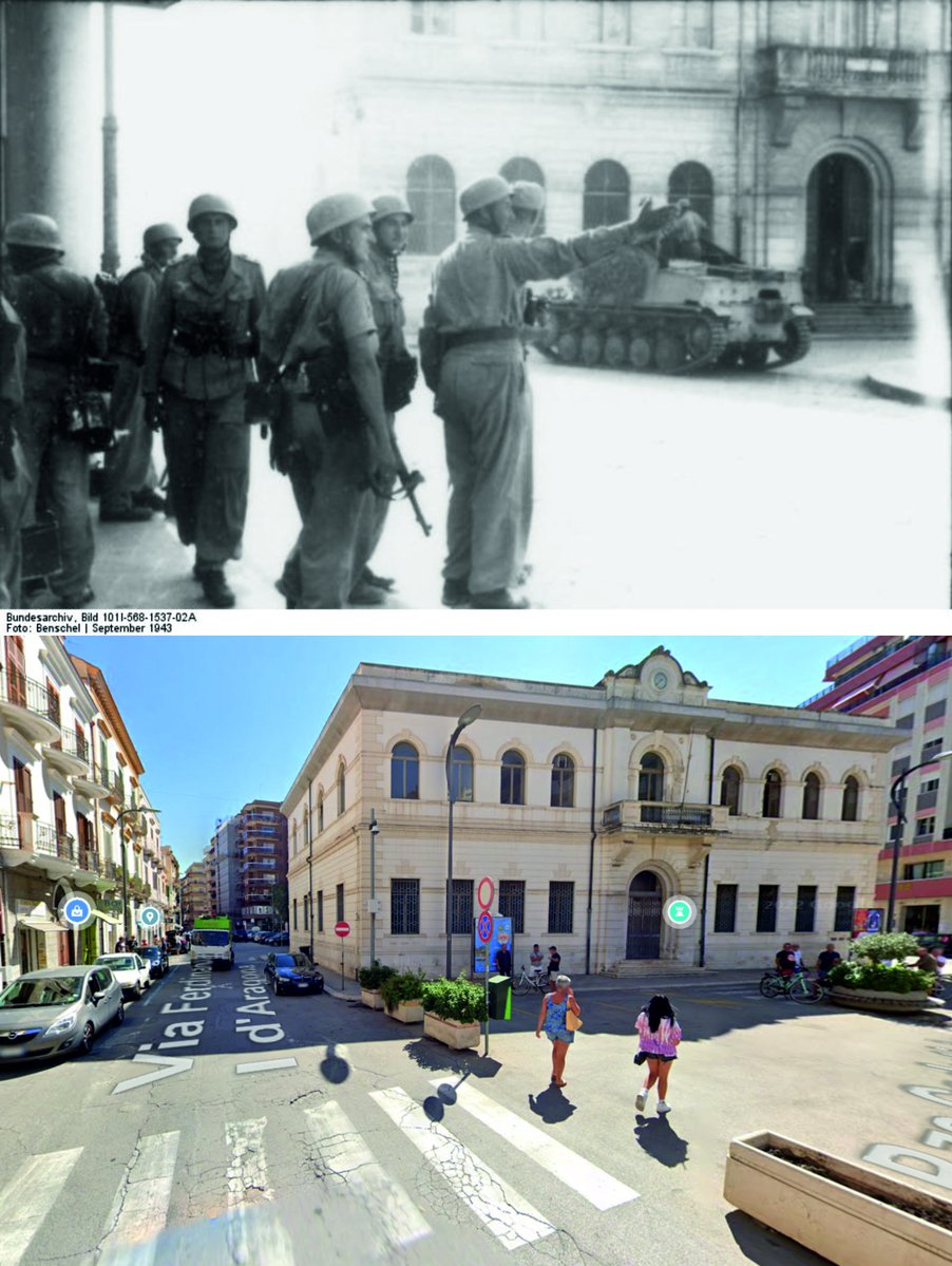 @GeoConfirmed WWII Fallschirmjäger en la plaza Caduti in Guerra de ...
