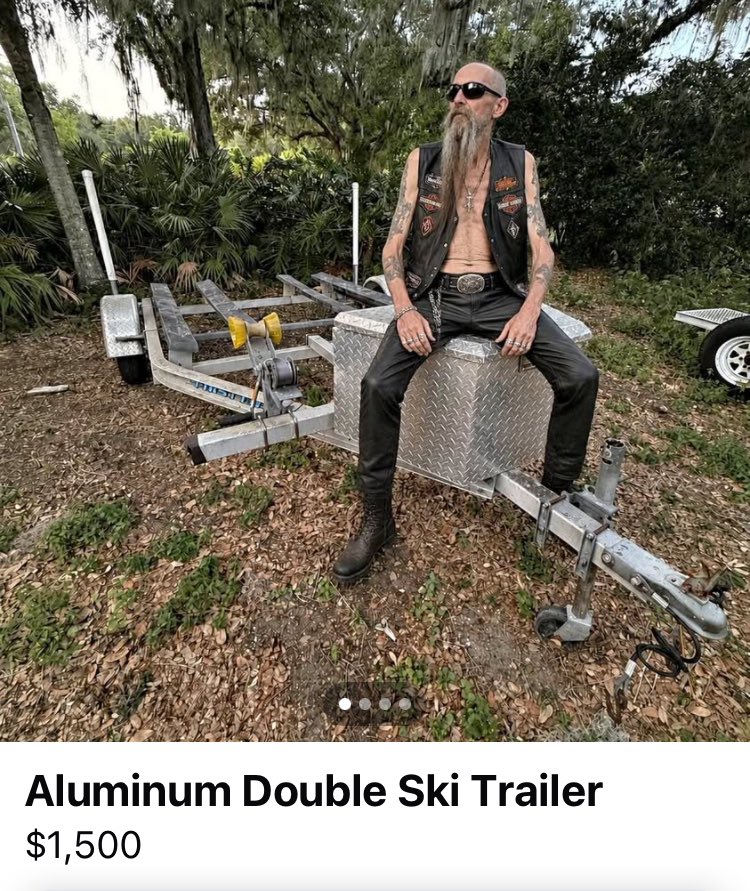 Just saw the coolest used jet ski trailer listing I kind of want to buy ...