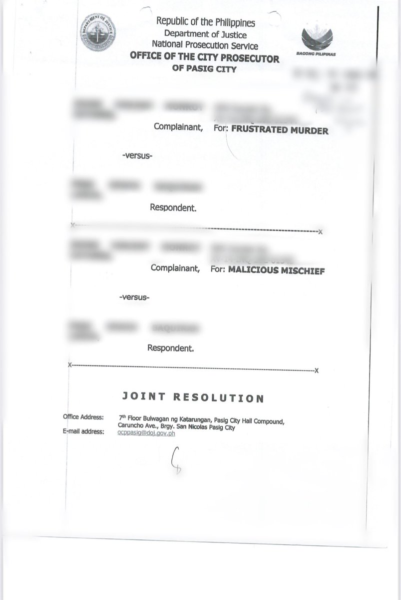 ABS-CBN News on X: "The Pasig City Prosecutor’s Office dismissed the ...