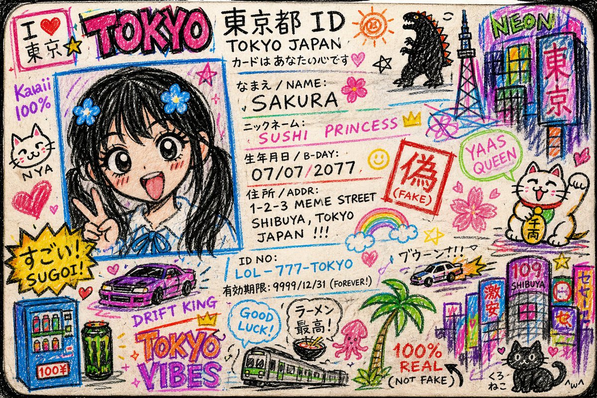 Create a fake cartoonstyle ID card using GPT image 2 on @itsPolloAI ...