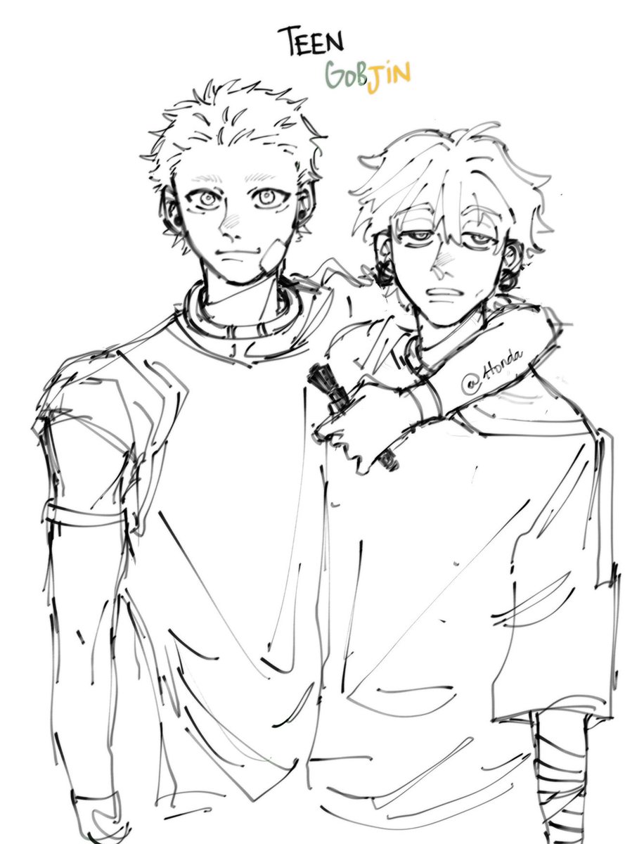 OMG ITS CANON, HE DOES BANDAGED HIS ARMS UEUEUE (i drew this a while ...