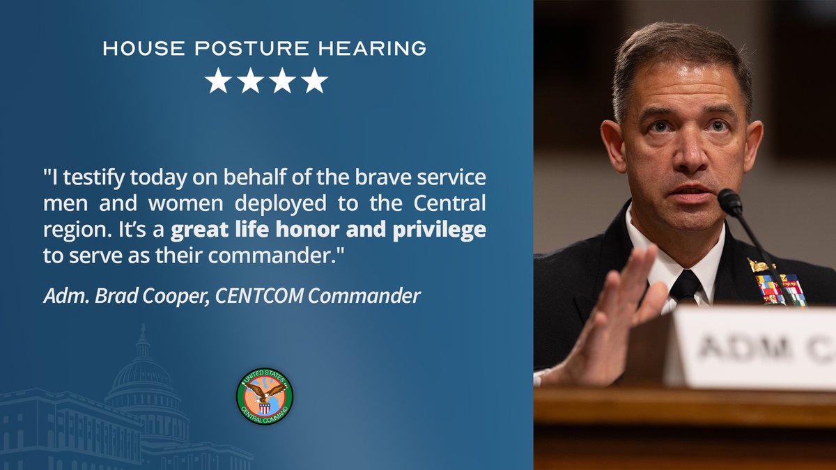 U.S. Central Command (@CENTCOM) / Posts and Replies / X