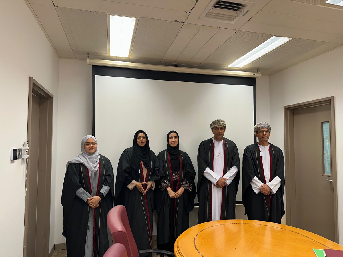 تشرفنا بالمشاركة كممتحن خارجي في مناقشة رسالة ماجستير، للطالبة المتميزة ...