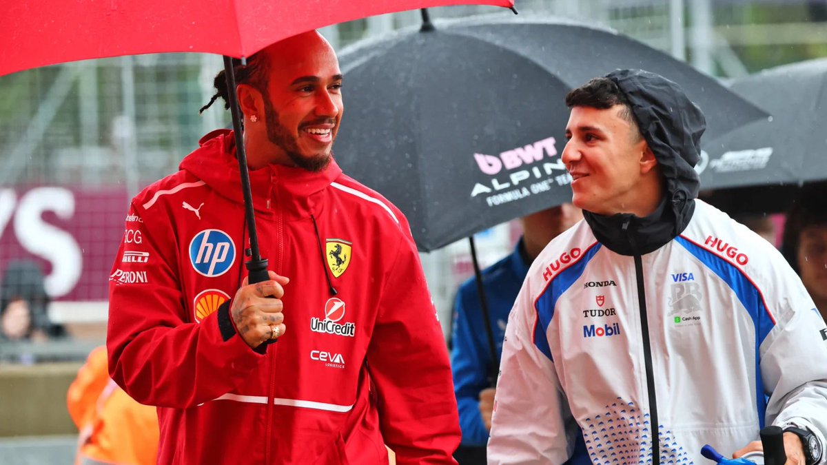 Lewis want to sit next to Hadjar during upcoming drive dinner 🥹 Who do ...