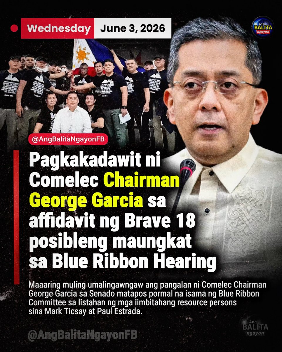PAGKAKADAWIT NI COMELEC CHAIRMAN GEORGE GARCIA SA AFFIDAVIT NG ‘BRAVE ...