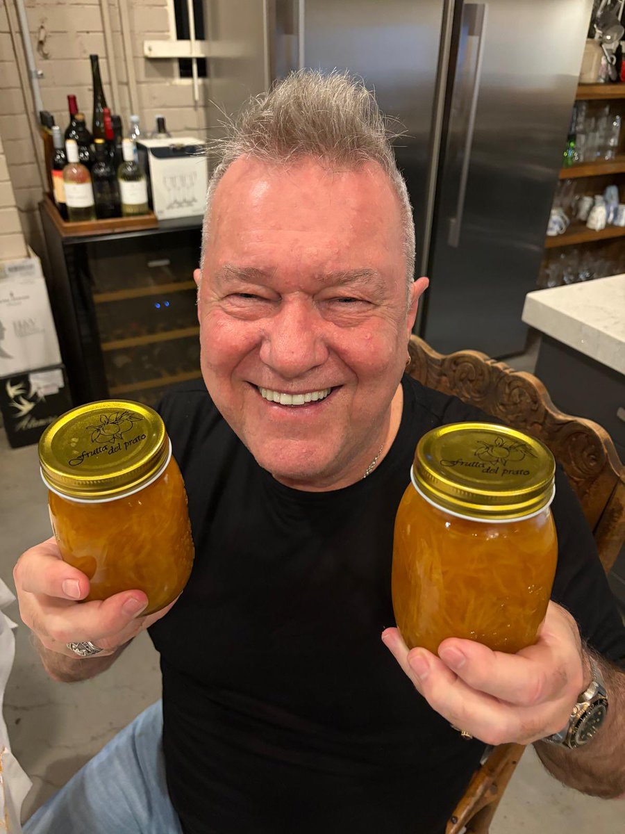 Well, a happy chap right here. A year’s supply of Whisky marmalade ...