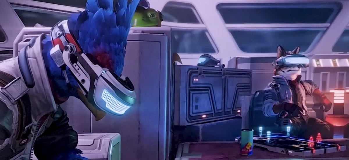 RT @StarGinSC2: Fox y Falco usando gafas de realidad virtual. Seguro ...